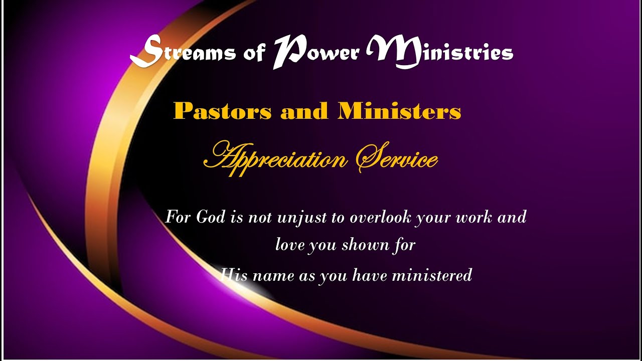 SOP LIVE STREAM SERVICE - Ministers Appreciation Service June 30th 2024 ...