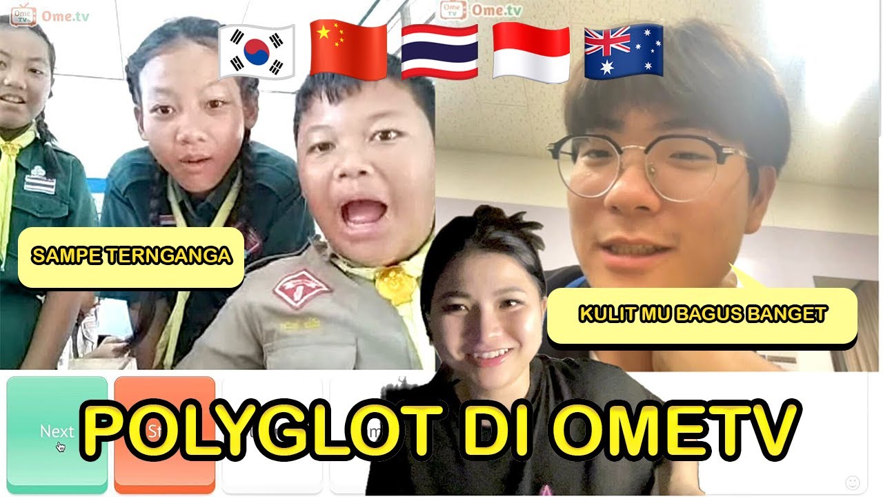 (ENG SUB) POLYGLOT DI OmeTV (5 BAHASA🇨🇳🇹🇭🇰🇷🇮🇩🇦🇺) - YouTube