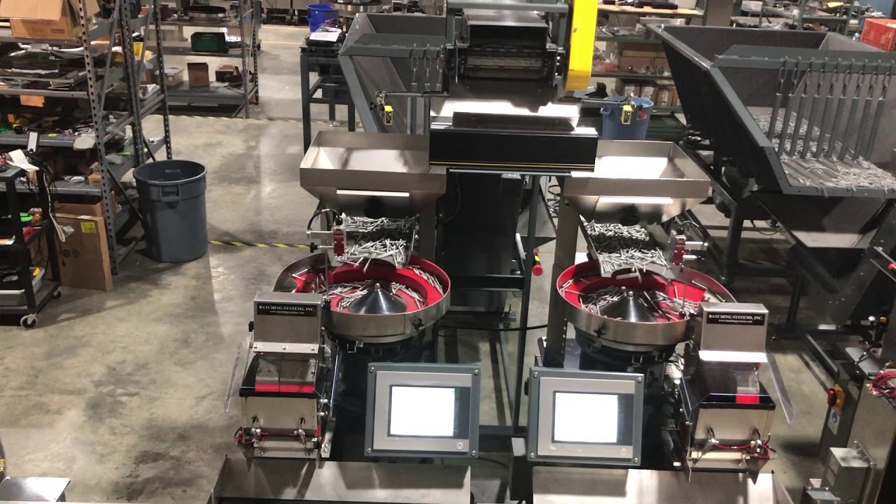 4 FAW's with kit conveyor and Bagmaster 250 - YouTube