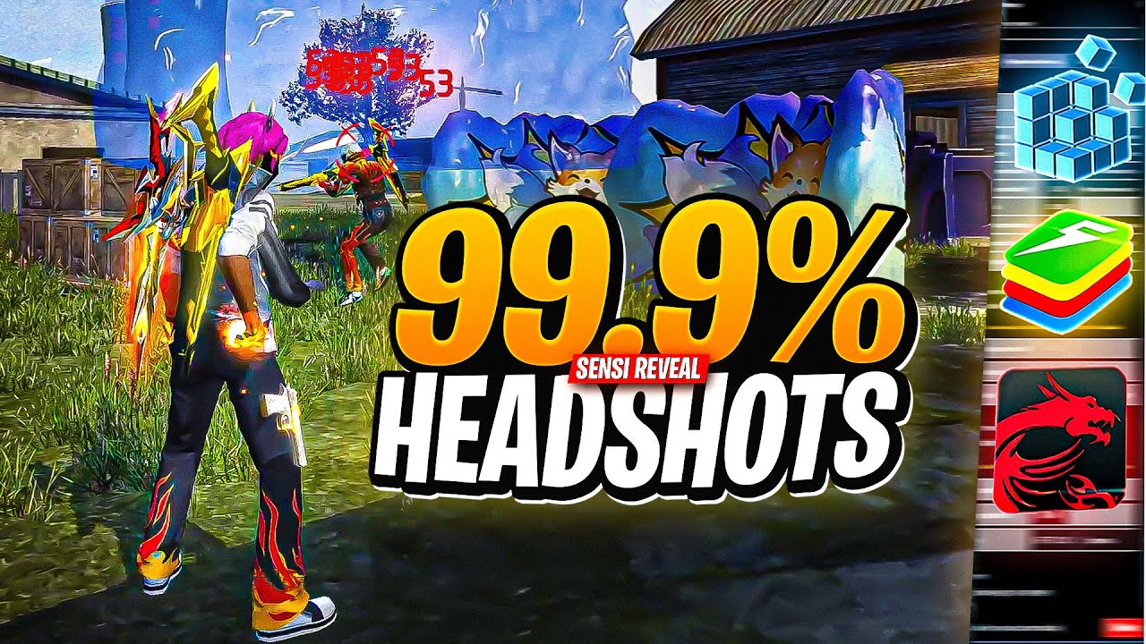 SECRET SETTINGS : To Get 99% Headshots I Bluestacks 5 l Msi 5 (4K ...