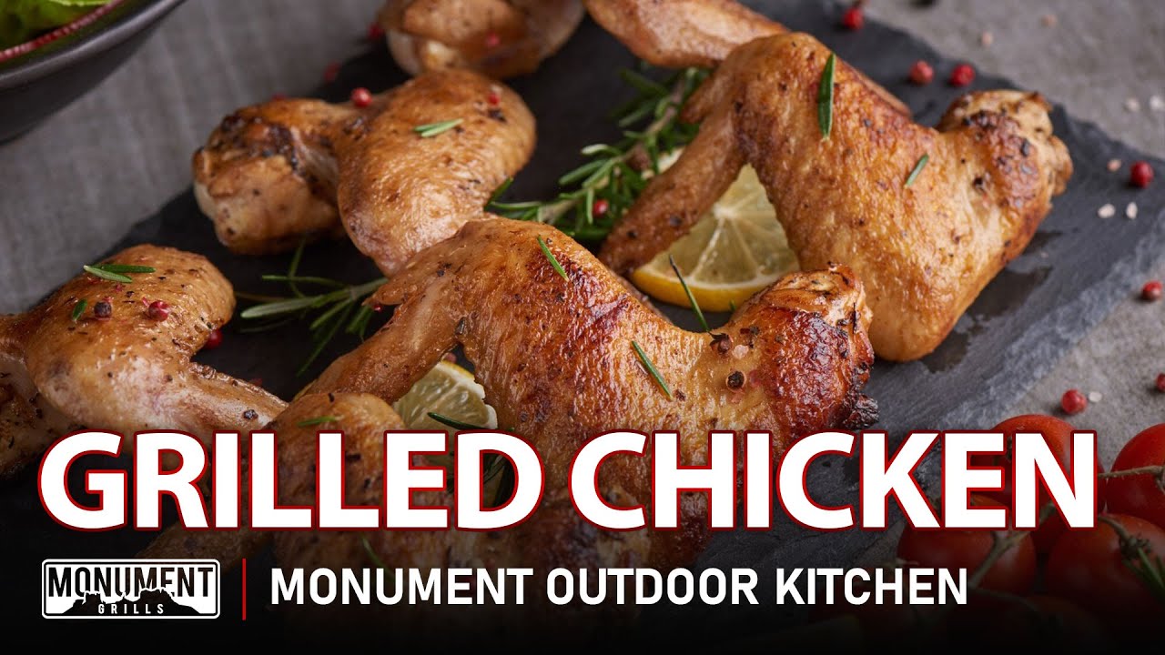 Easy Grilled Chicken on Denali425 l Monument Outdoor Kitchen - YouTube
