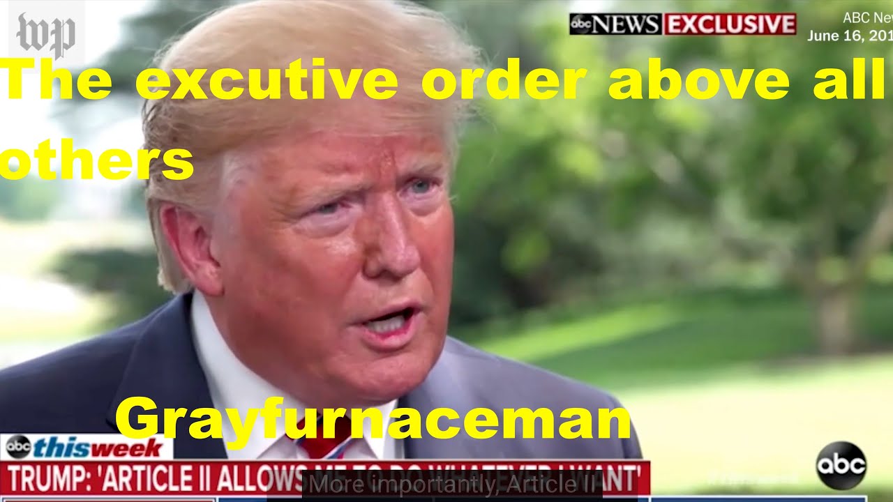 The executive order above all others - YouTube