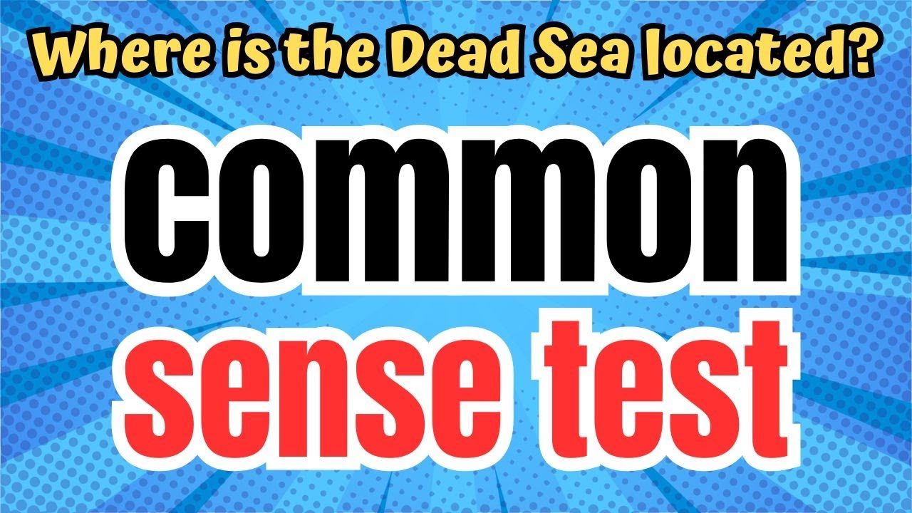 Common Sense Test 🧠📚 | how smart are you ? | #iqtest #iq #quiz # ...