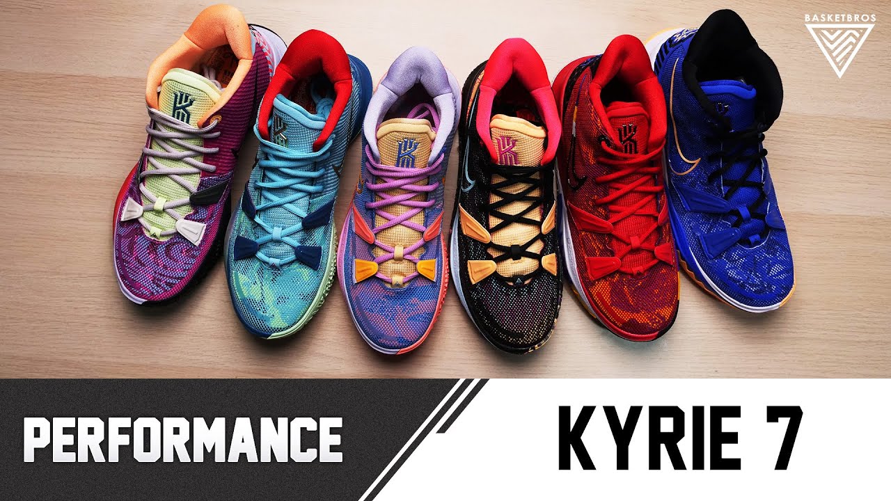 KYRIE 7 ALL COLORWAYS Performance Review!!! - YouTube