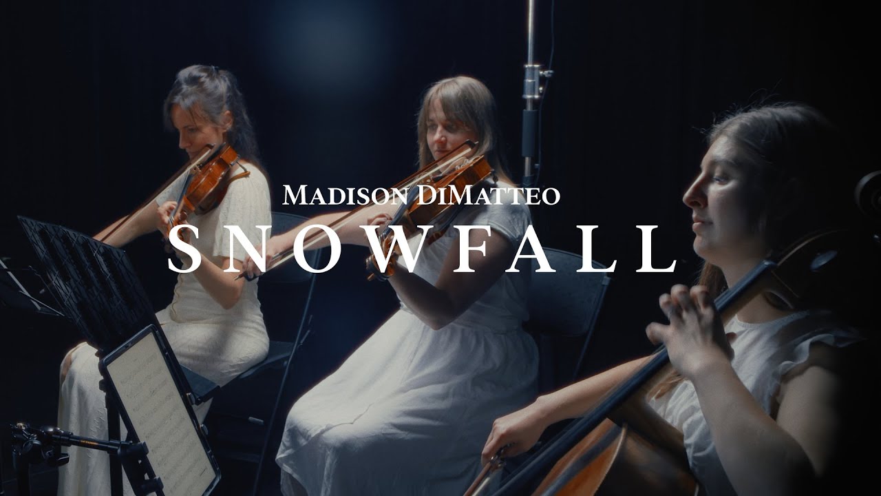 Snowfall: Behind The Scenes (String Quartet Recording Session) - YouTube