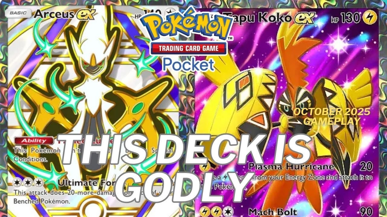 Divine Thunder! ARCEUS Rule, TAPU KOKO Strikes with Lightning ...