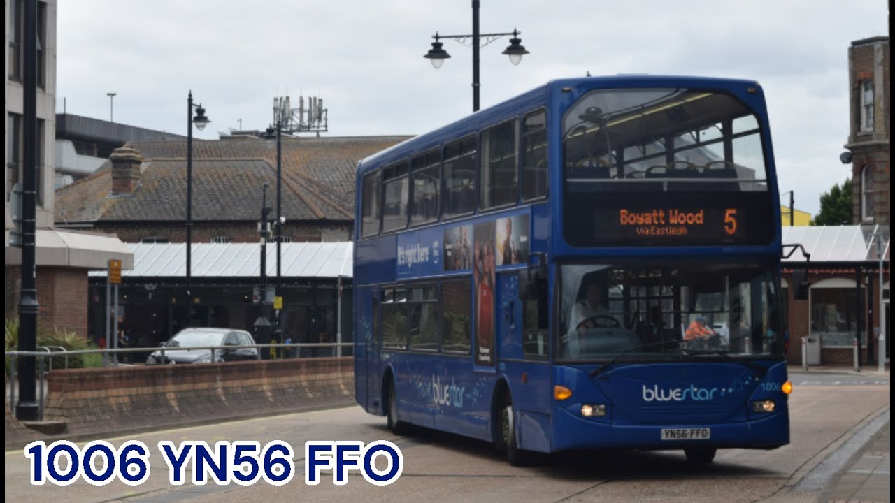 (WITHDRAWN) Bluestar N94UD Scania Omnidekka 1006 YN56 FFO - YouTube