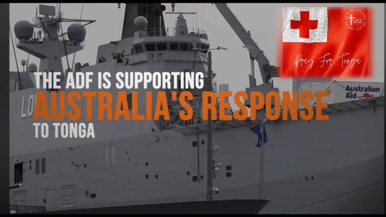 Landing in Tonga - Royal Australia Defence Force - Help for Tonga ...