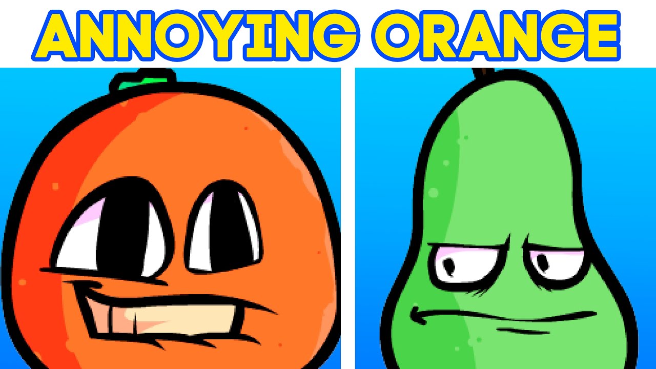 FNF Vs The Annoying Orange | FNF Mod - YouTube
