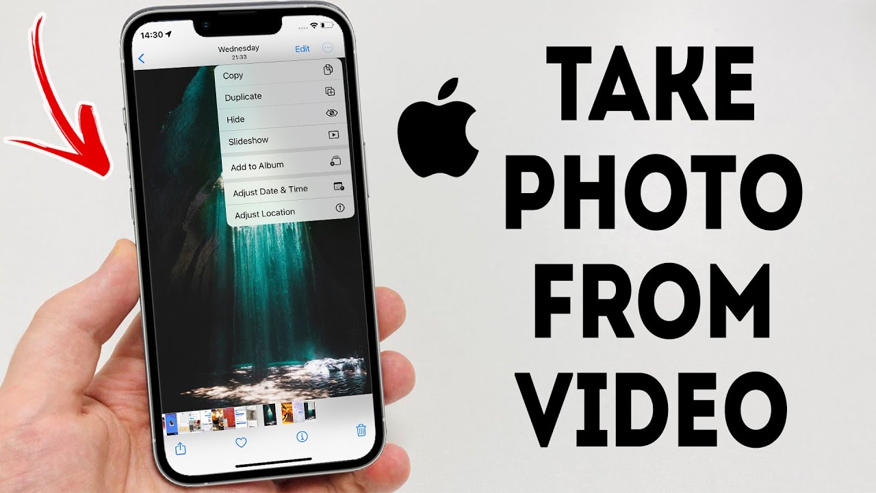 How To Take Photo From Video In iPhone How To Save Still images From ...