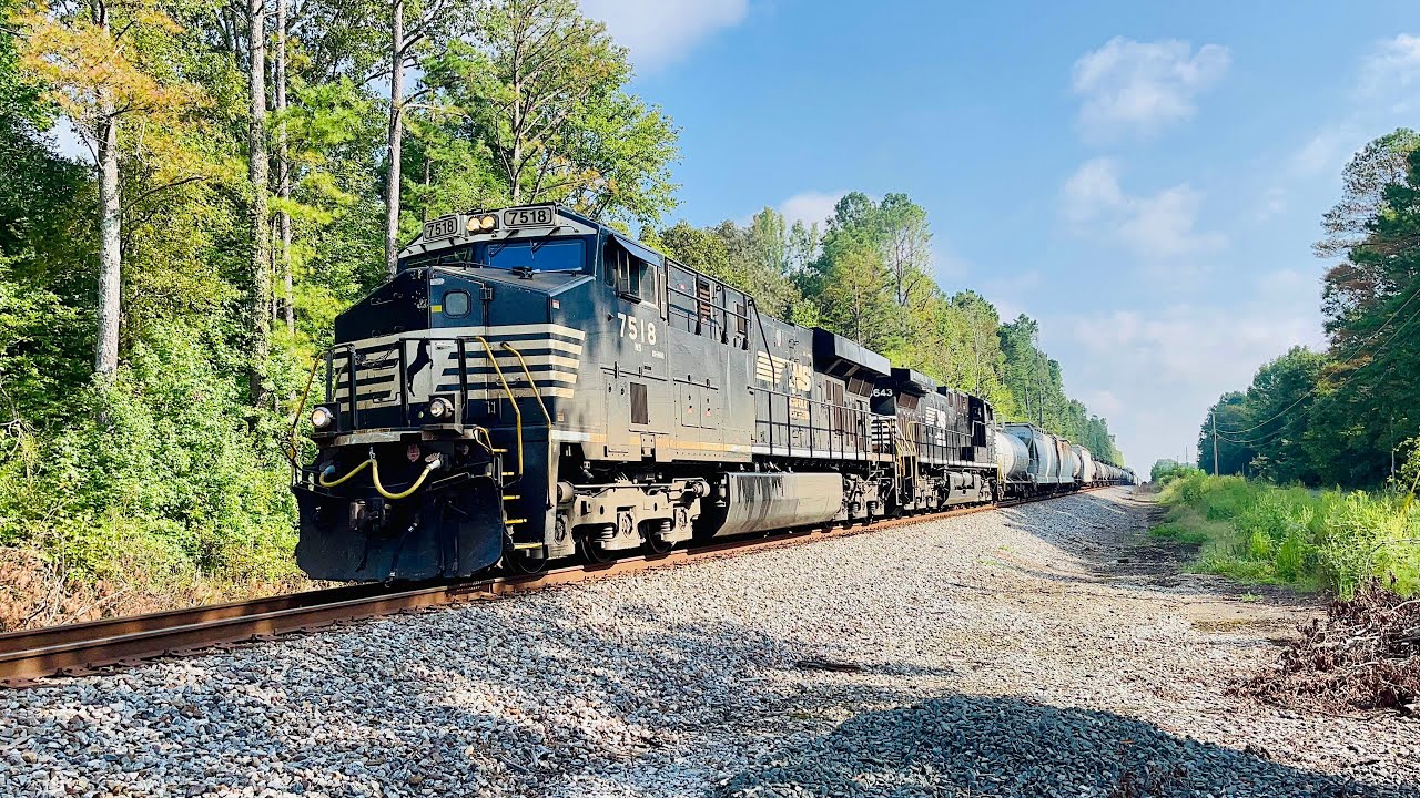 Chasing southbound NS 7518 from Stevenson to Scottsboro, Alabama - YouTube