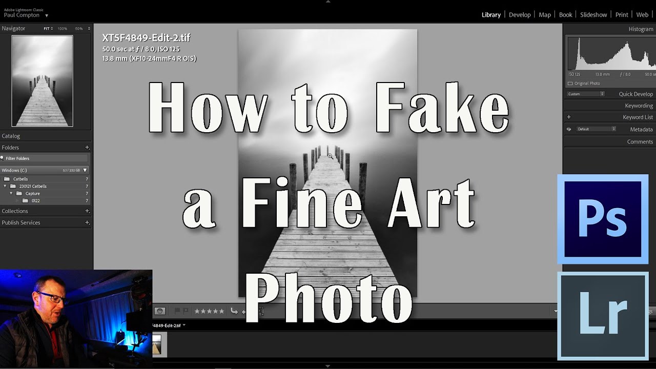 How to Fake a Fine Art photo. Photoshop Lightroom Classic. Post ...