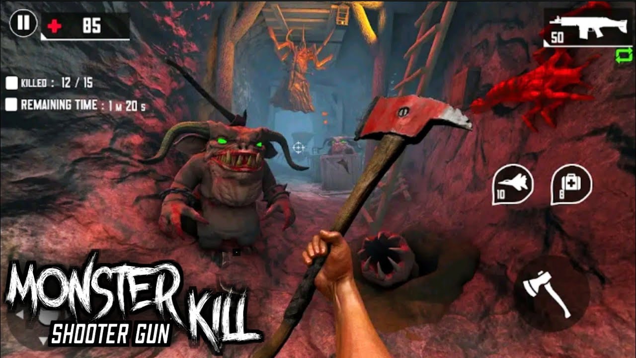 Monster Kill Shooter Gun Gameplay (Android) - YouTube