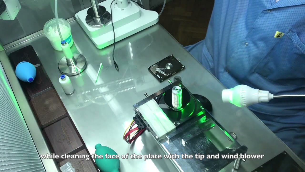HDD Platter Cleaner User Guide by RecuperoDatos.com - YouTube
