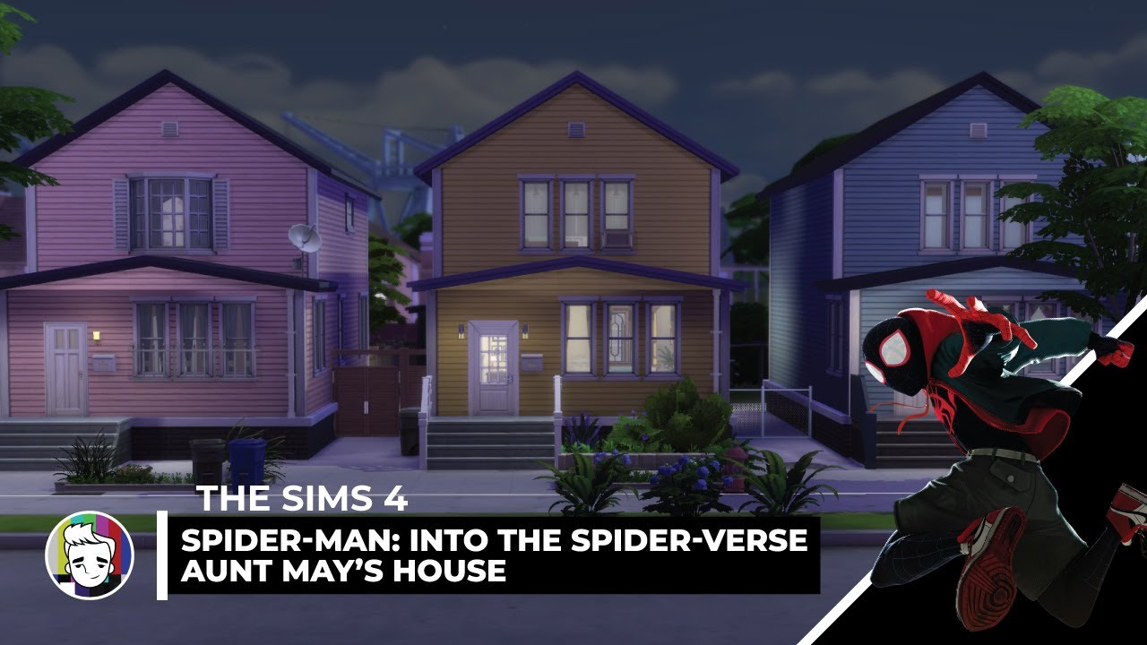 Spider-Man Into the Spider-Verse | The Sims 4: Speed Build - YouTube