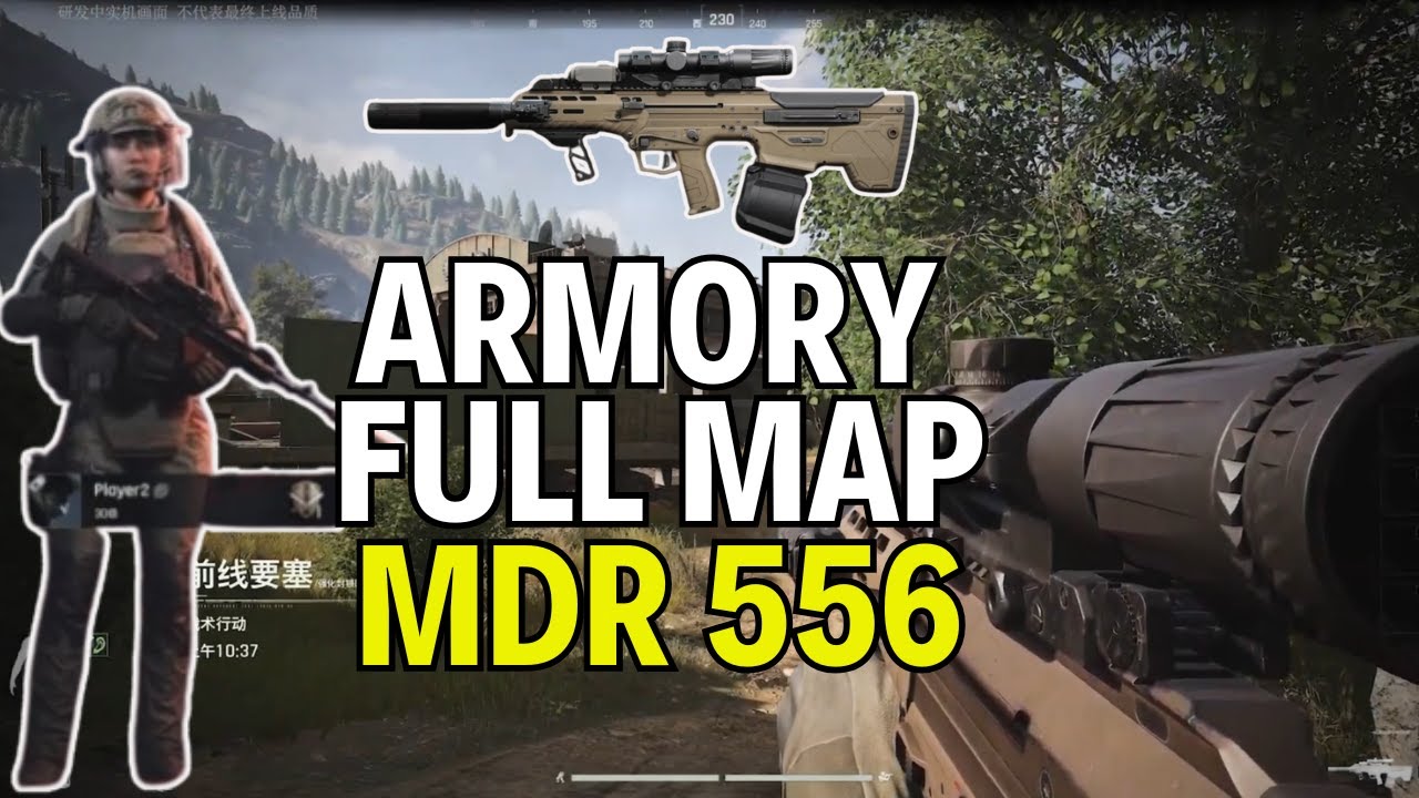 Avance de los desarrolladores mapa completo Armory | Arena Breakout ...