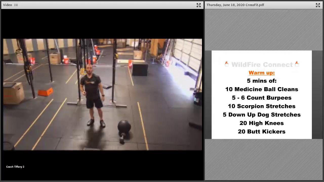 Thursday, June 18th WildFire CrossFit Workout - YouTube