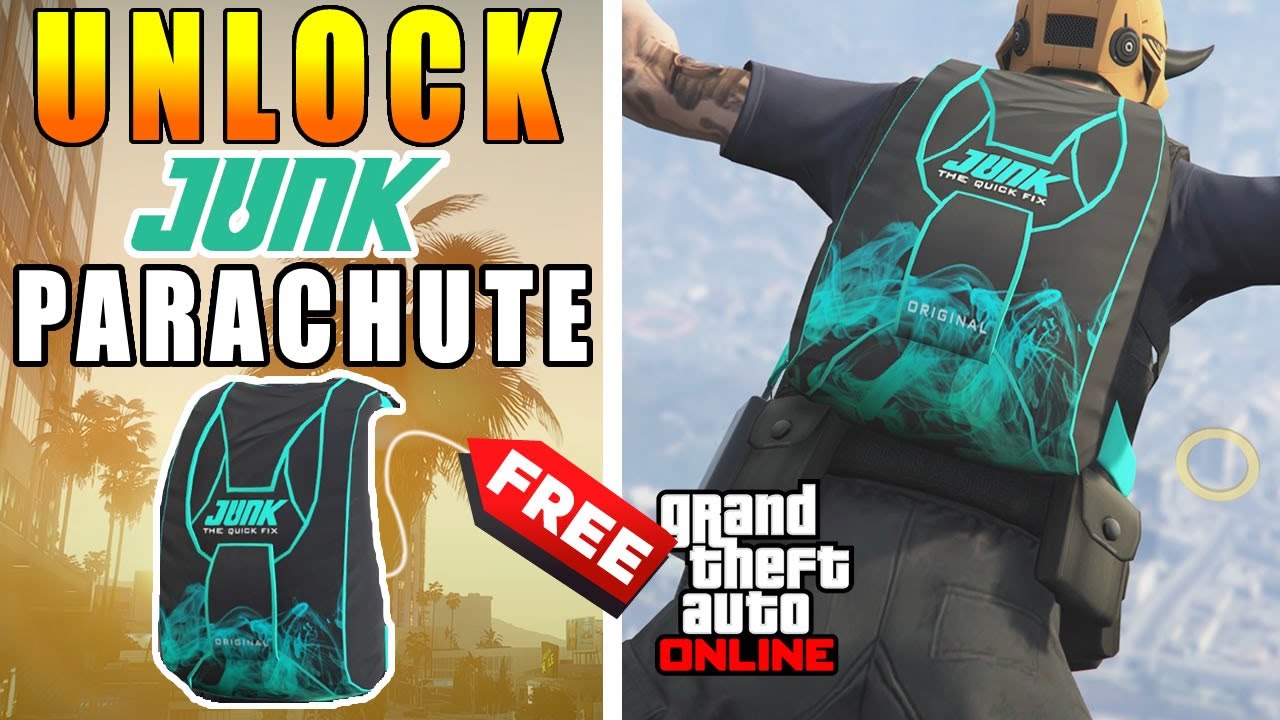 How to Unlock NEW Junk Energy Chute Bag (JUNK Parachute) in GTA 5 ...