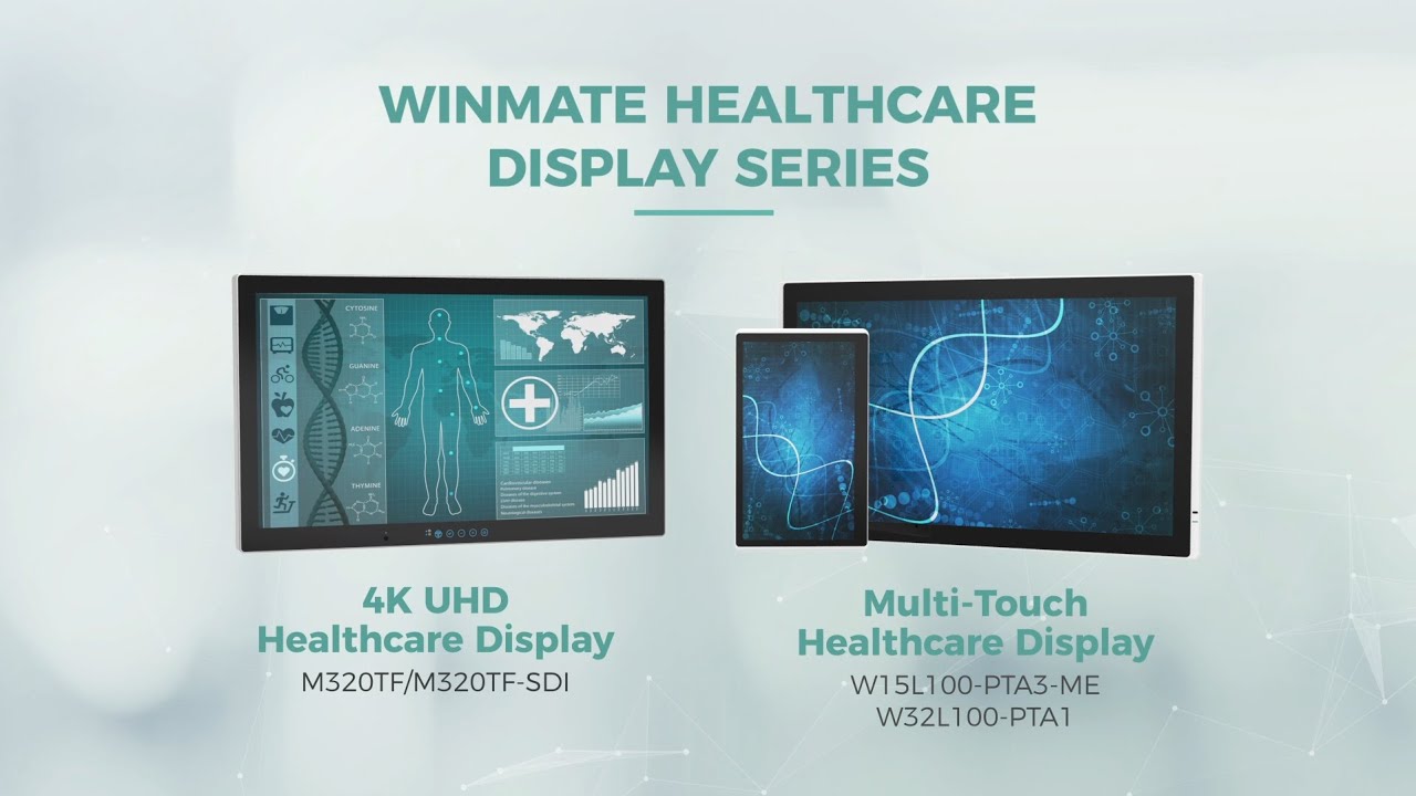 Winmate Healthcare Display Series Product Guide Video - YouTube