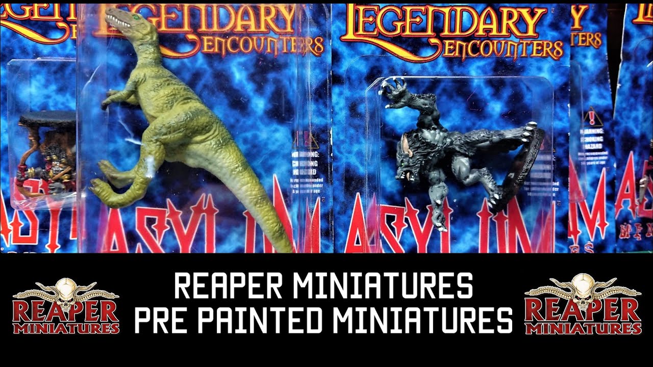 Reaper Miniatures, Legendary Encounters, Pre Painted Miniatures. - YouTube