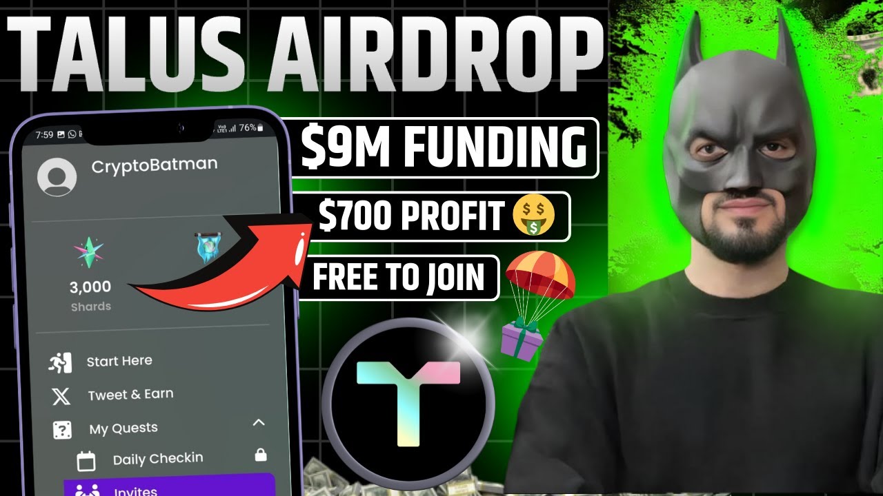Talus Network Airdrop 🪂 | New Testnet Airdrop | Confirm Free Testnet ...