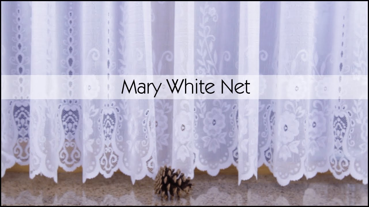 Mary White Net Curtains - Woodyatt Curtains - YouTube