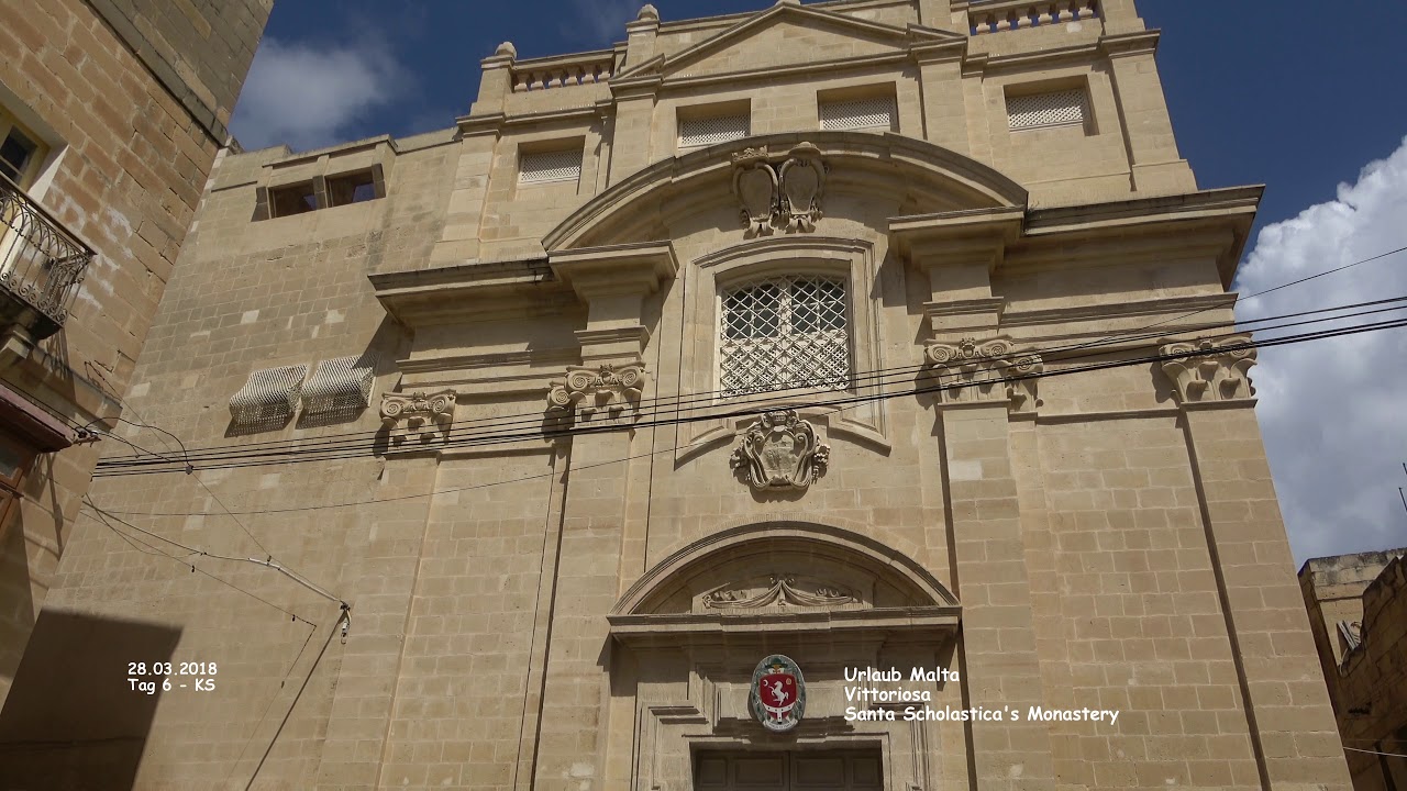 Santa Scholastica's Monastery - Vittoriosa - Malta - YouTube