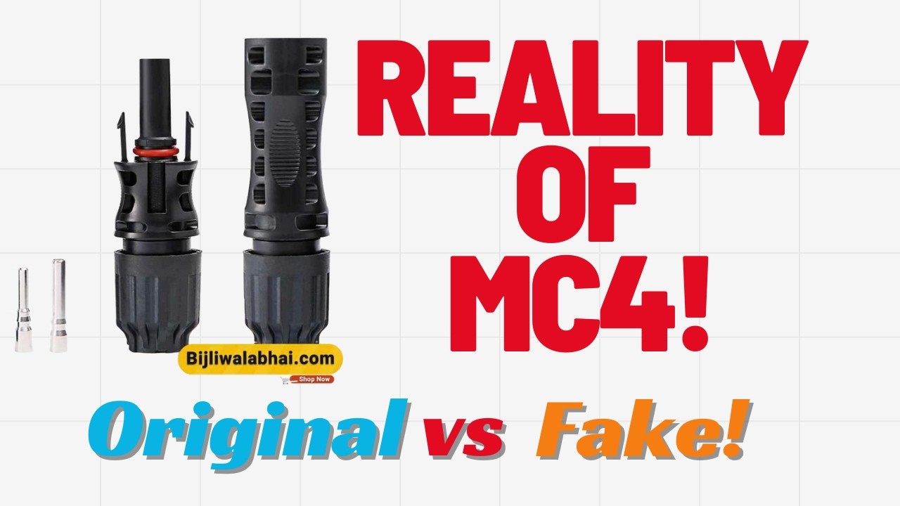 Reality of Mc4 Connectors Original Vs Fake - YouTube