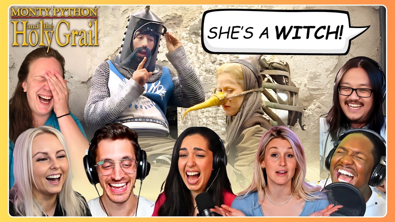 BEST "She's A Witch!" Reactions 🦆 Monty Python and the Holy Grail Movie ...