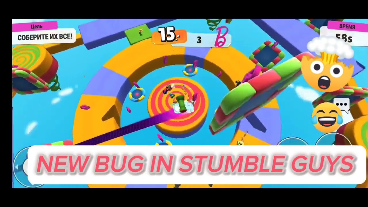 New bug in stumble guys 😁 - YouTube