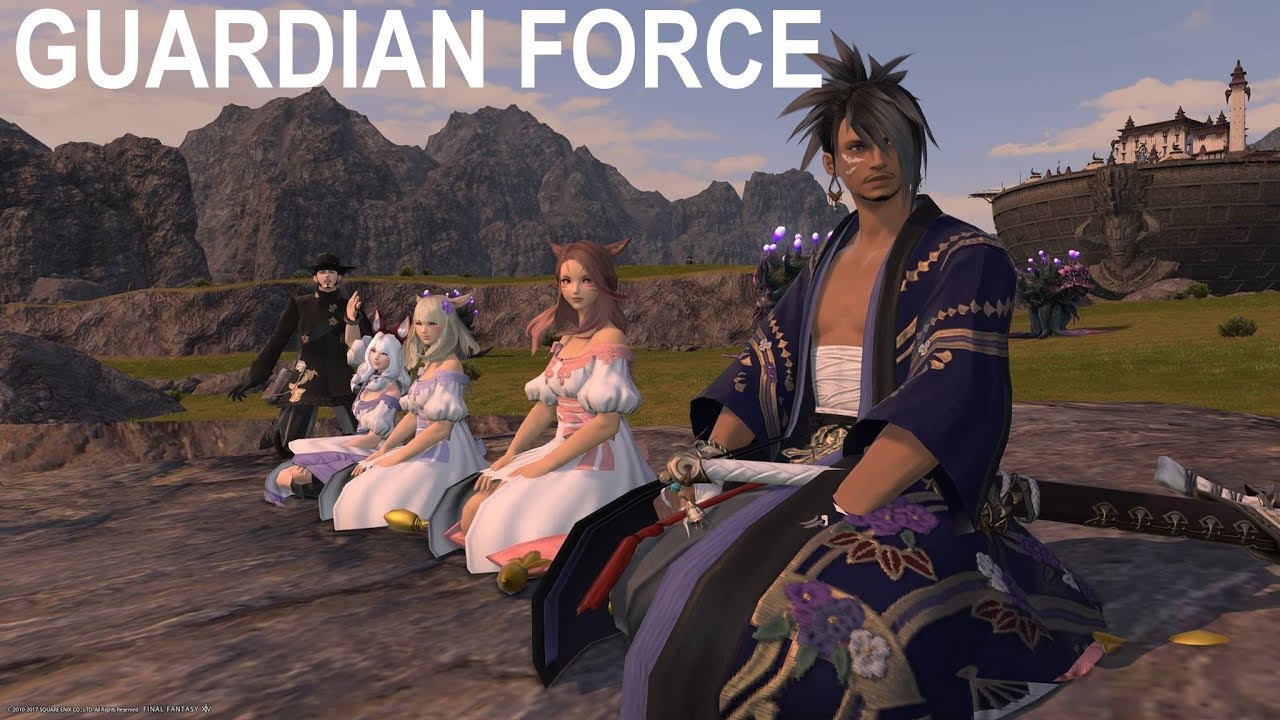 GUARDIAN FORCE FFXIV CACTUAR FREE COMPANY INTRO - YouTube