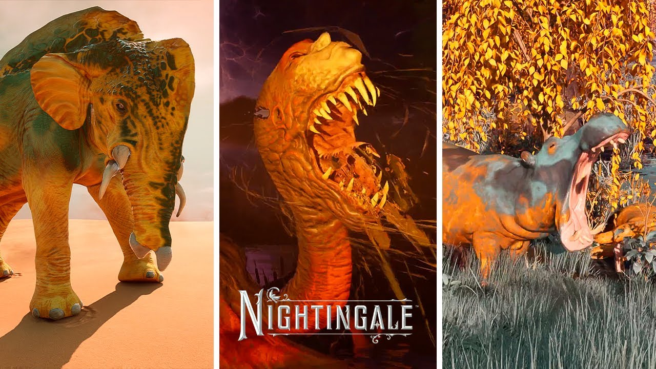 11 Different Nightingale Creatures & Enemies - YouTube