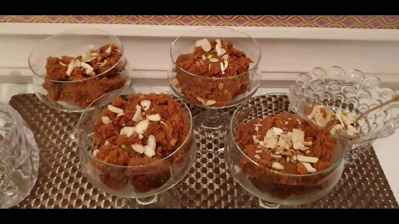 Anda Halwa egg Halwa dessert tasty delicious - YouTube