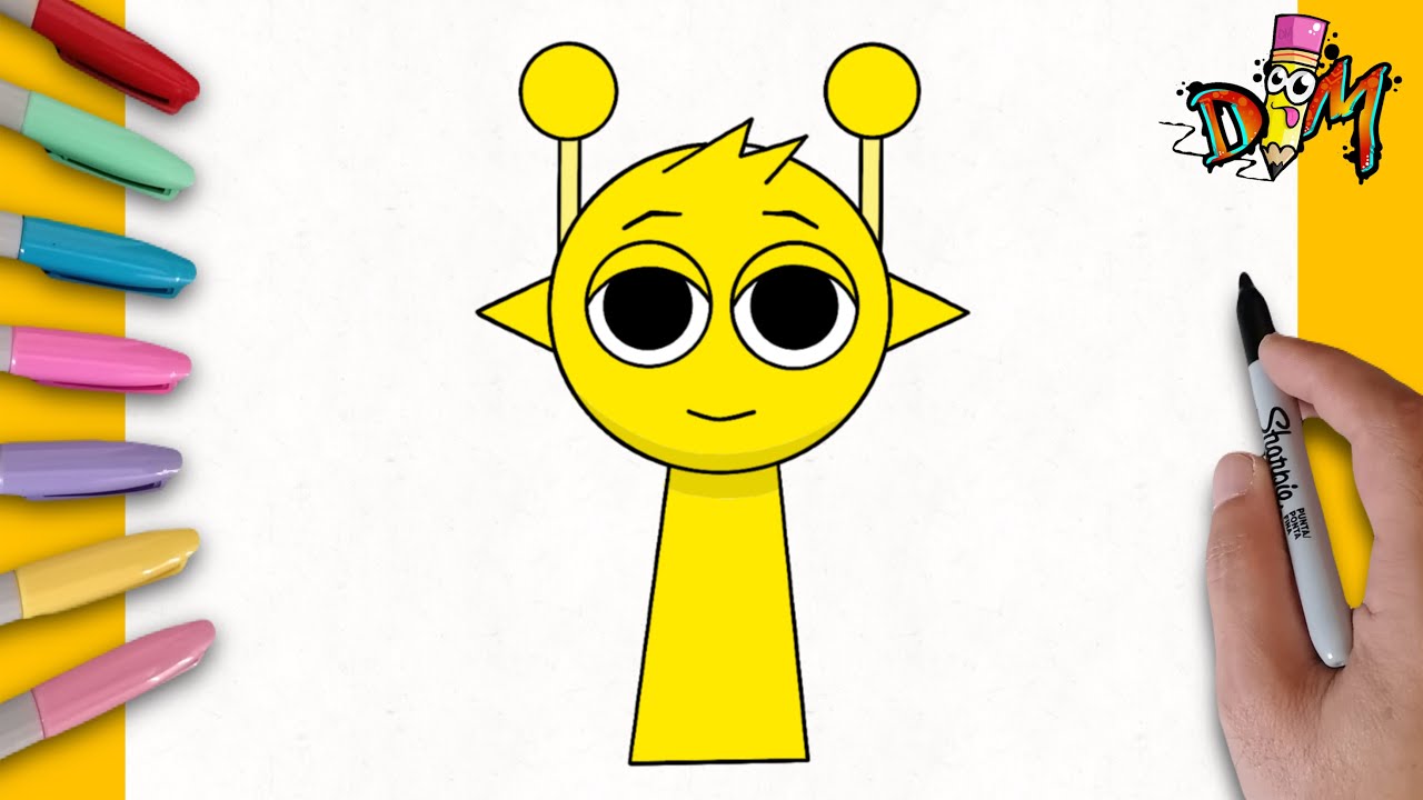 How to Draw SPRUNKI INCREDIBOX ( SIMON ) como dibuja a simon de sprunki ...