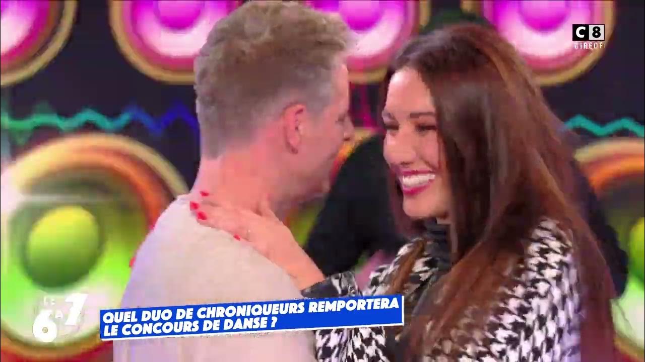 Le bisou qui enflamme le plateau ! chaude ambiance entre Matthieu Delormeau et Delphine Wespiser ...