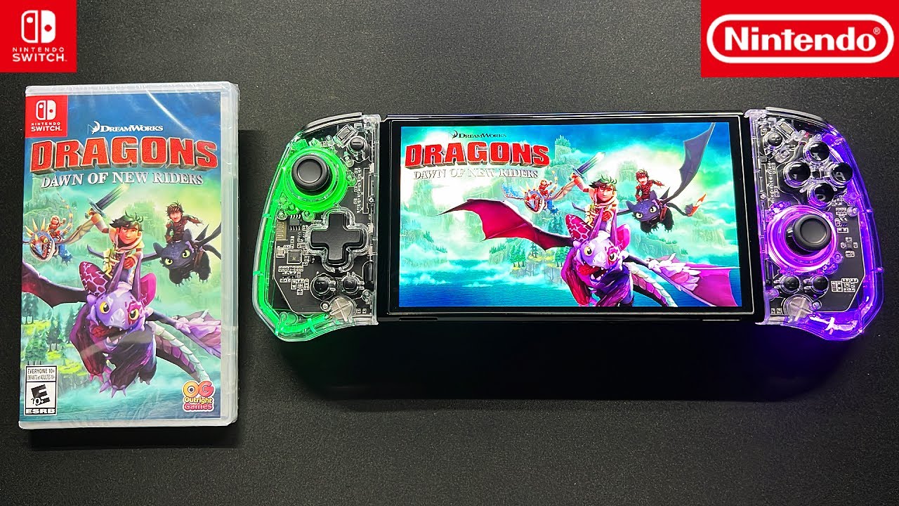 Unboxing - Dragons: Dawn of New Riders - Nintendo Switch OLED - YouTube