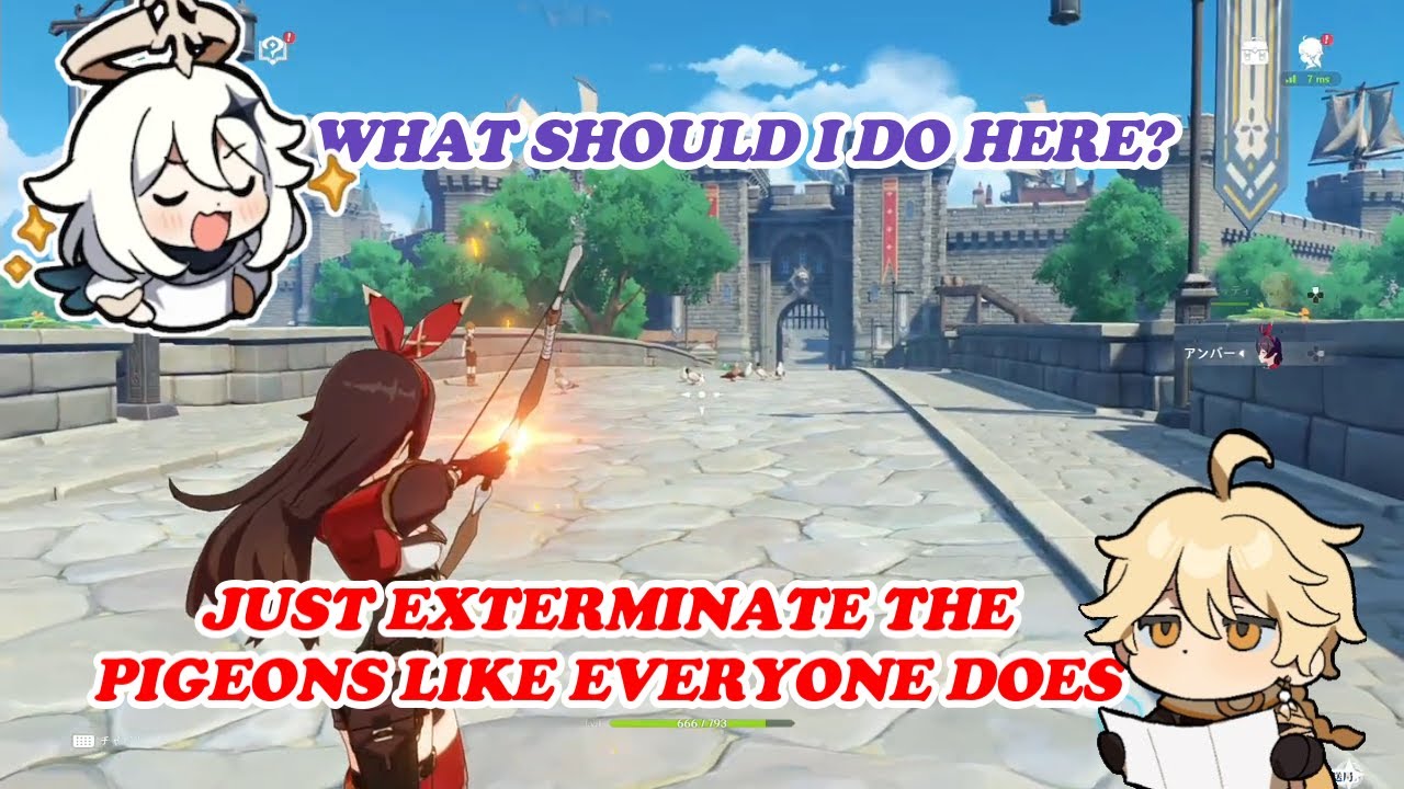 Genshin Radio | Paimon JP VA Koga Aoi meets Timmy's pigeons #2.1 [ENG ...