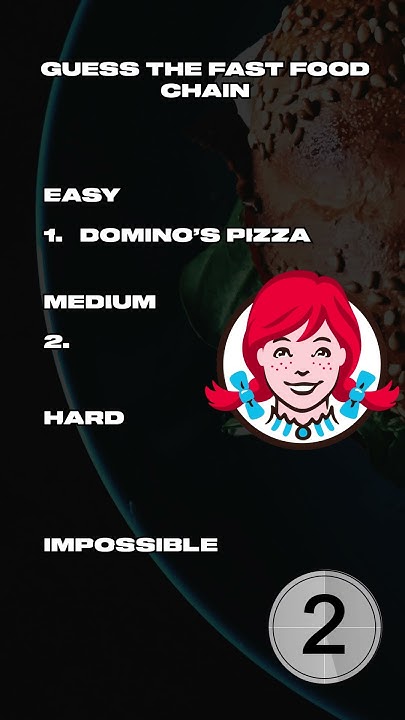 Guess the Fast-food #food #quiz - YouTube