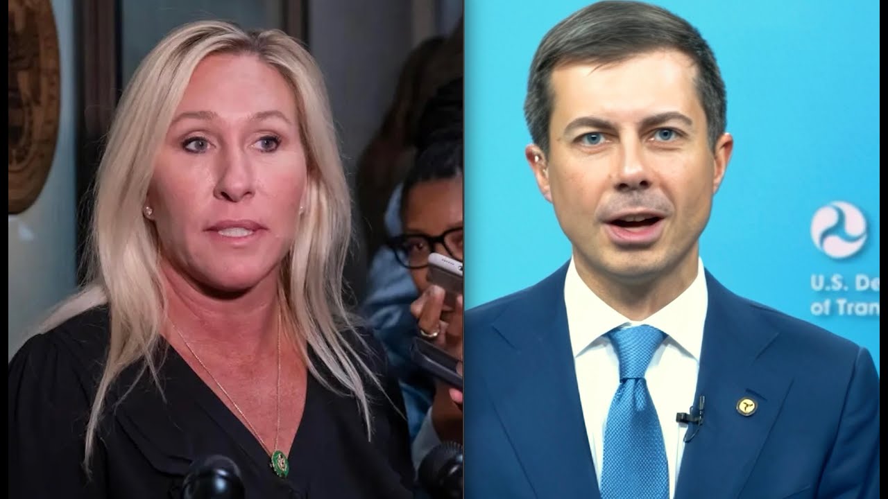 Pete Buttigieg SHUTS DOWN Marjorie Taylor Greene in must-see takedown ...