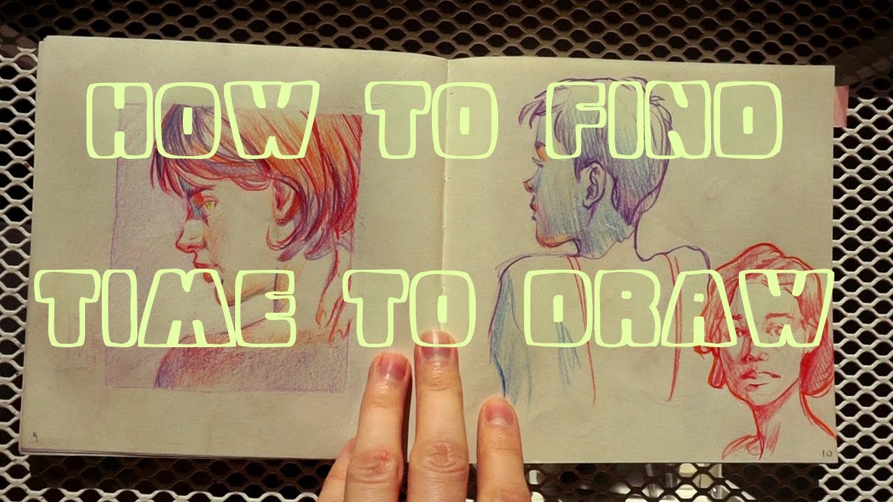 Find time to draw while working full-time - YouTube