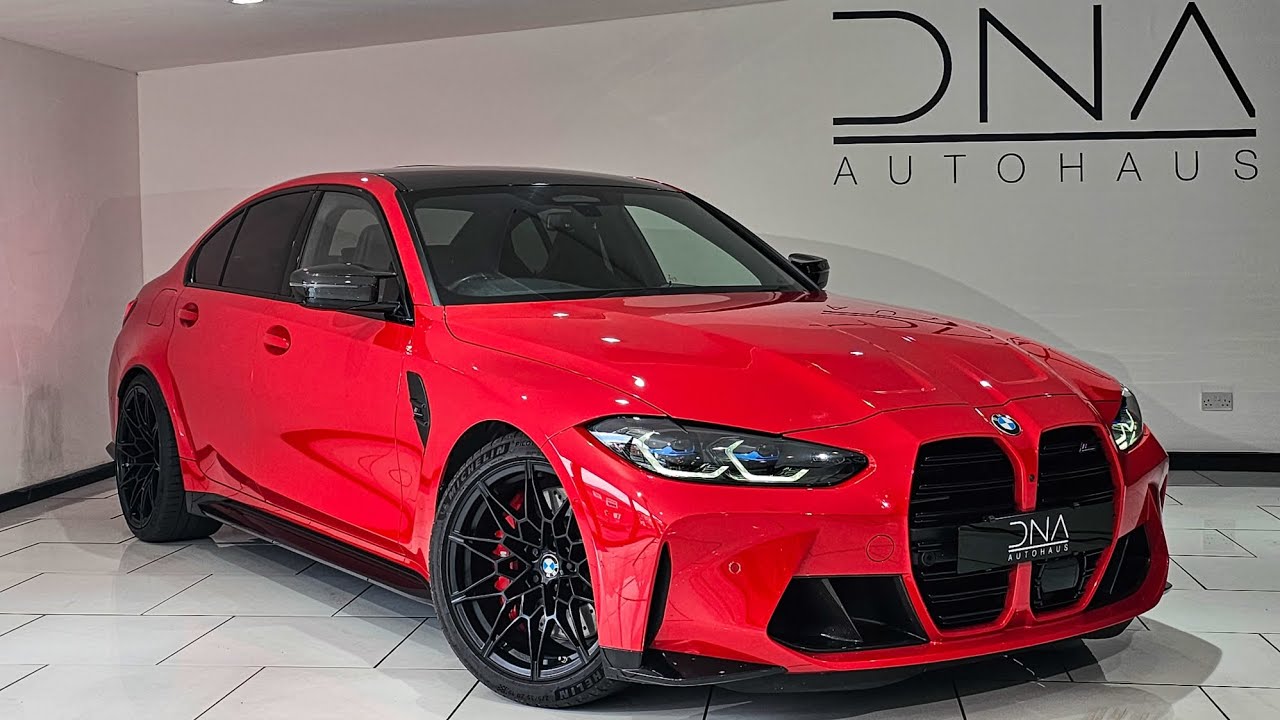2022 BMW M3 Competition - Individual Ferrari Red - YouTube