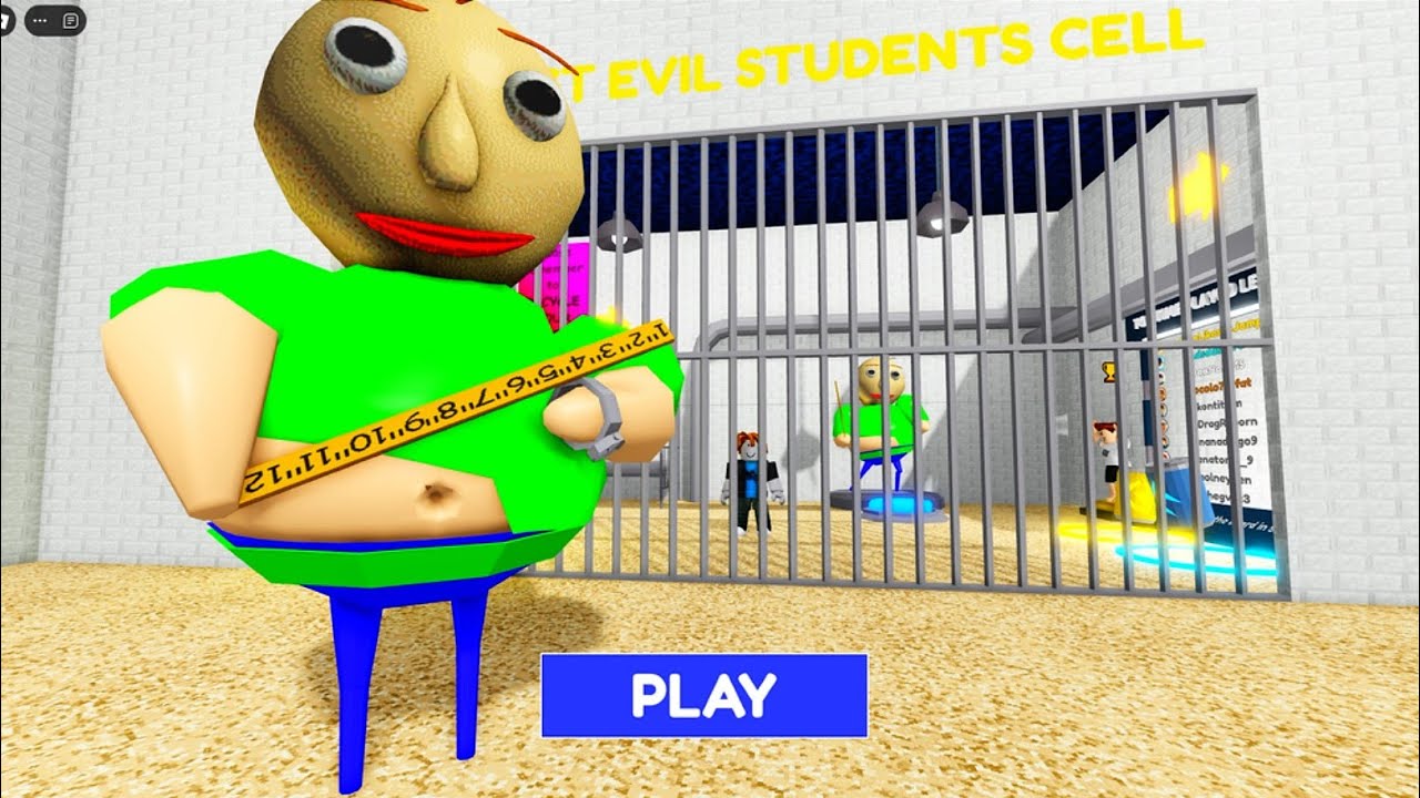 BALDI'S BASICS BARRY'S PRISON RUN! (Obby) #roblox #scaryobby - YouTube