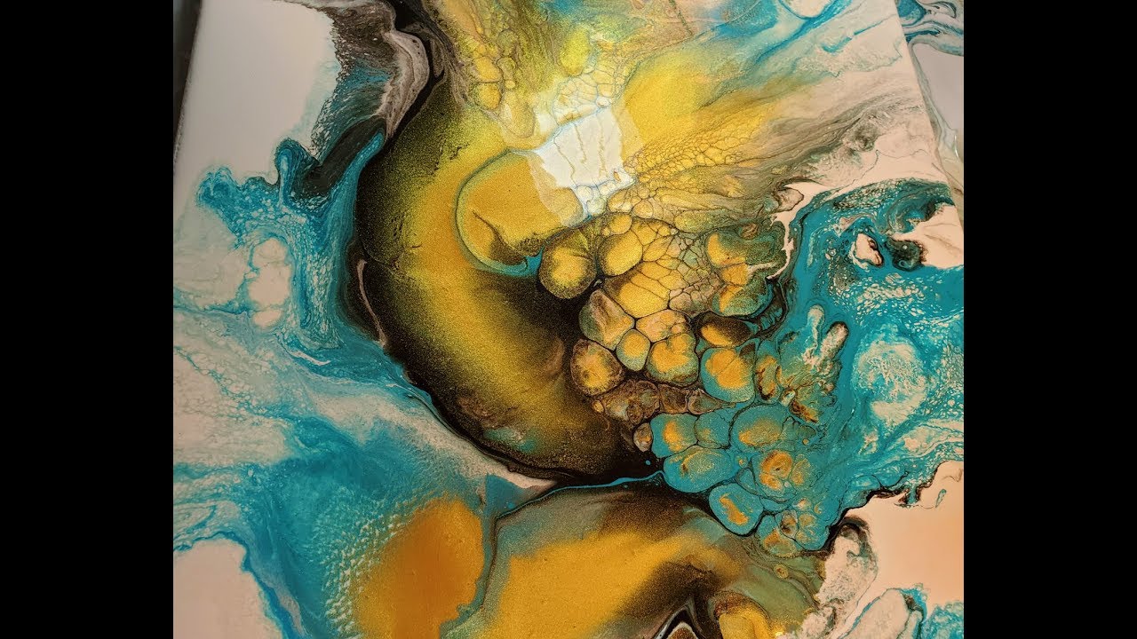 (195) Dutch Pour Technique Acrylic Pouring Large Canvas contemporary ...