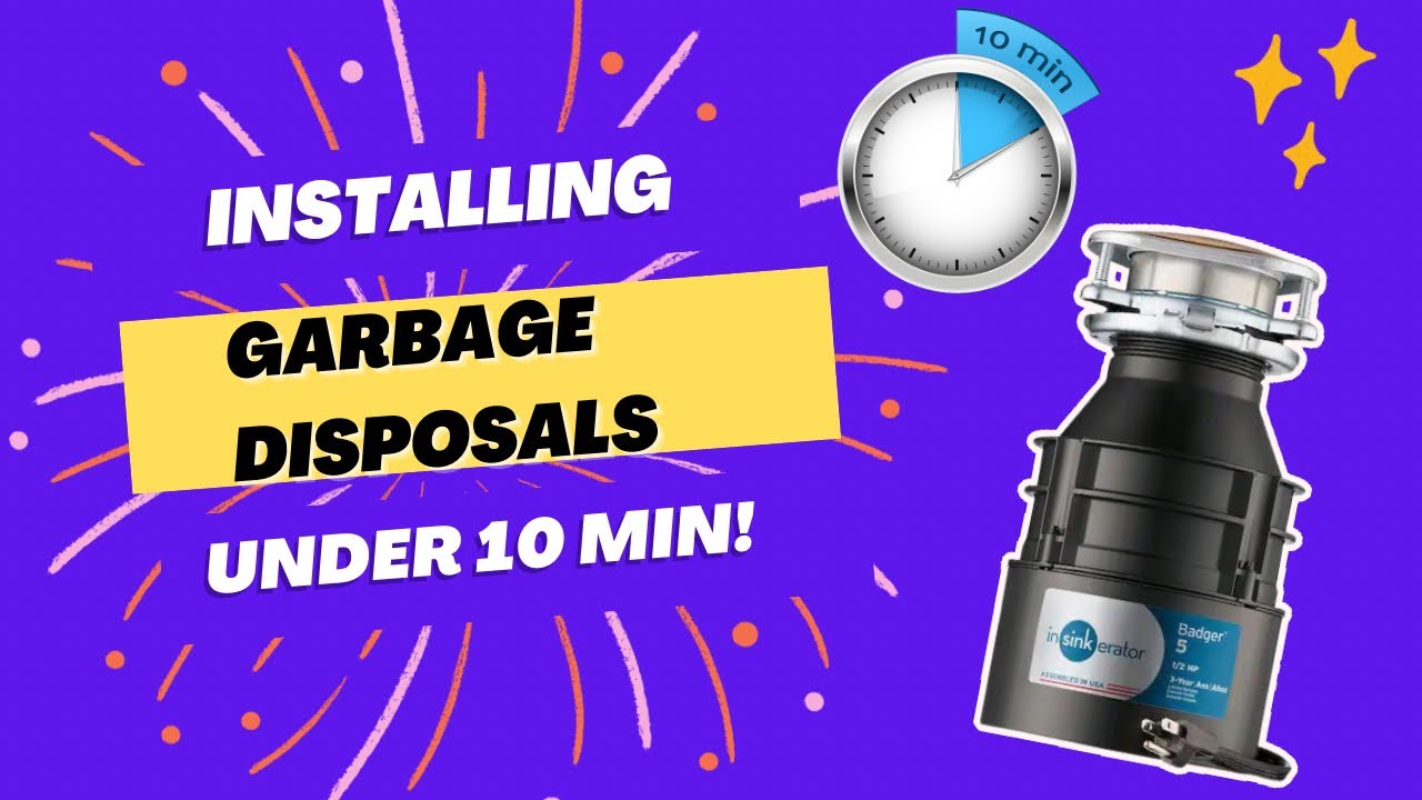 Quick and Easy: Install a Garbage Disposal in Under 10 Minutes - Step ...
