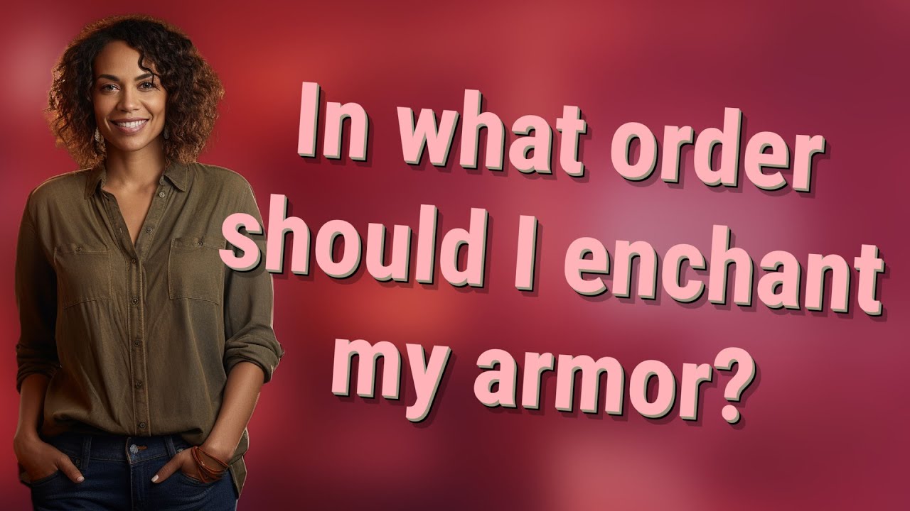 In what order should I enchant my armor? - YouTube