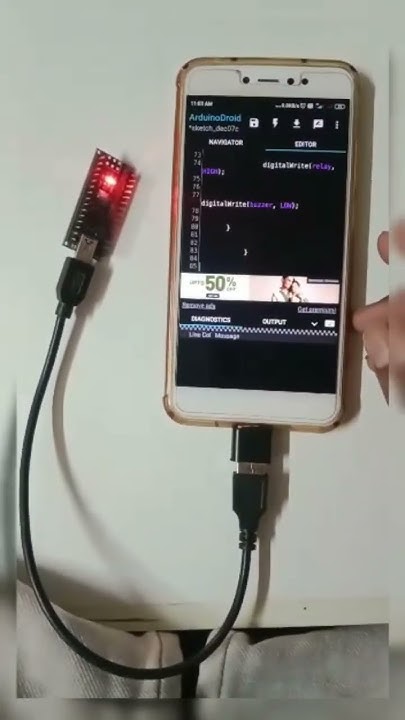 How To Upload Arduino Coding Using Mobile Youtube 8666