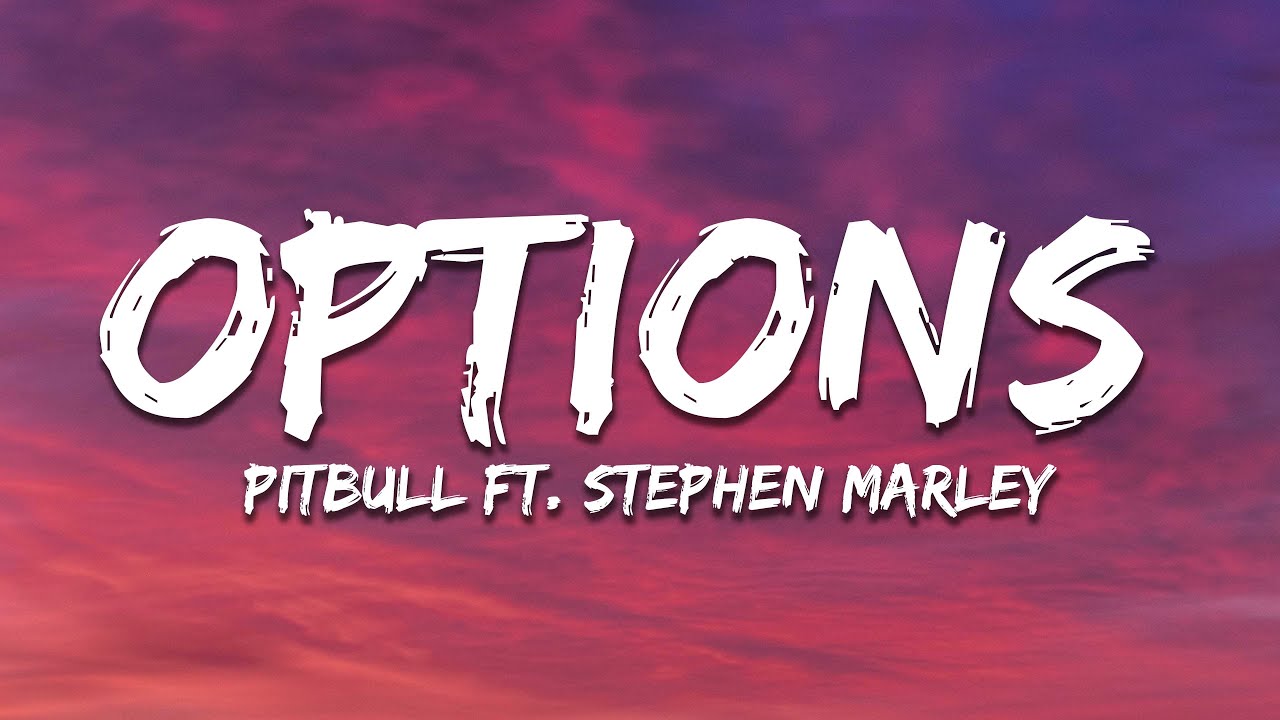 Pitbull - Options (Lyrics) ft. Stephen Marley - YouTube