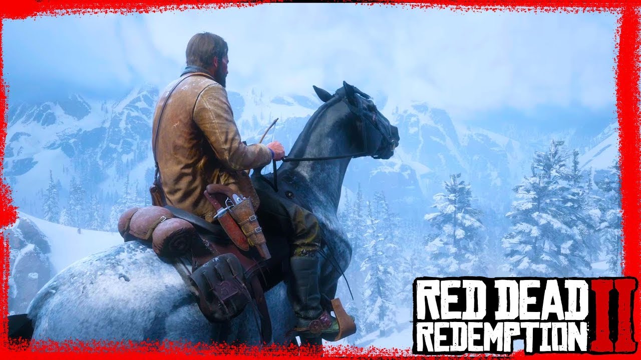 RDR2 the Mountains cinematic camera/ testing snow physics gameplay 🤠 ...