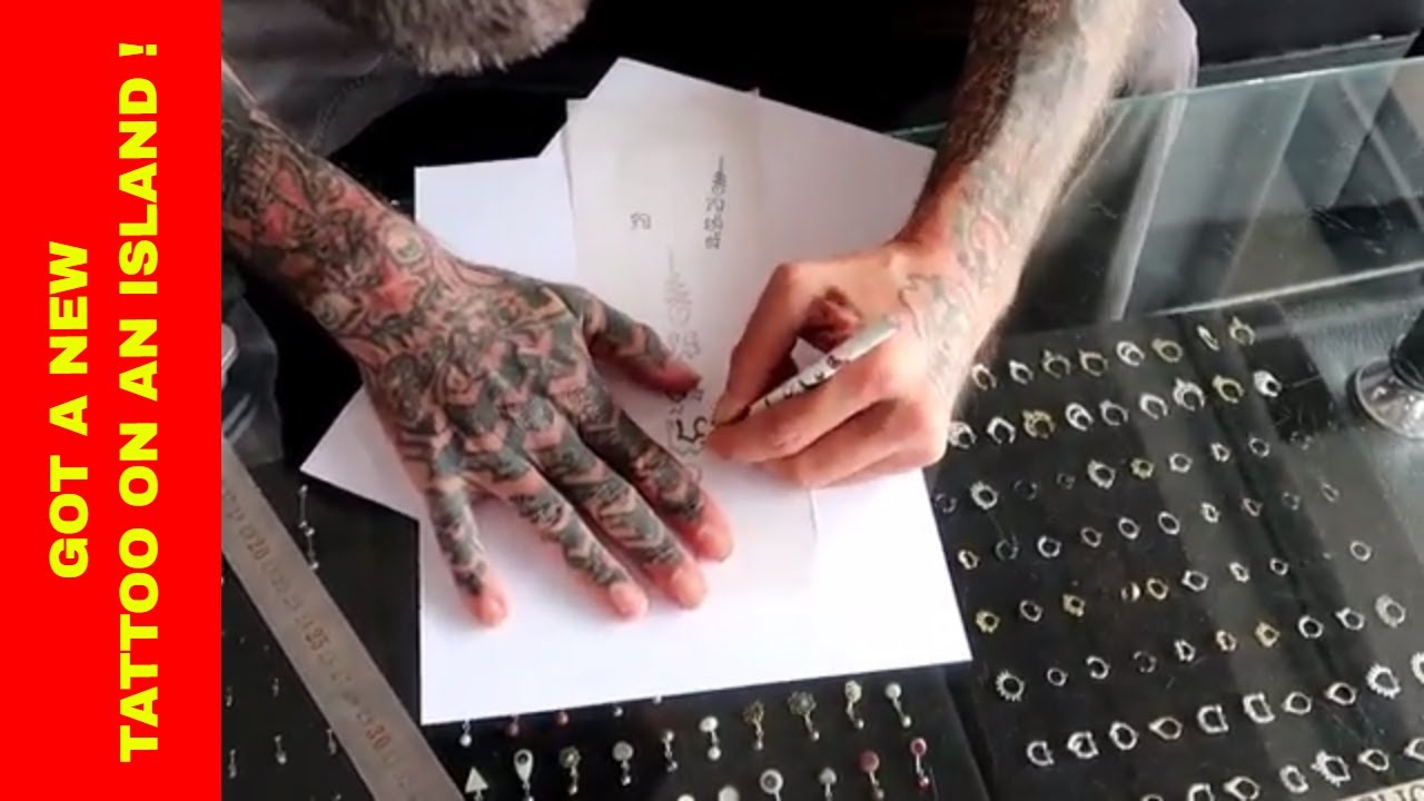 GETTING A TATTOO IN KOH RONG ISLAND , CAMBODIA - YouTube