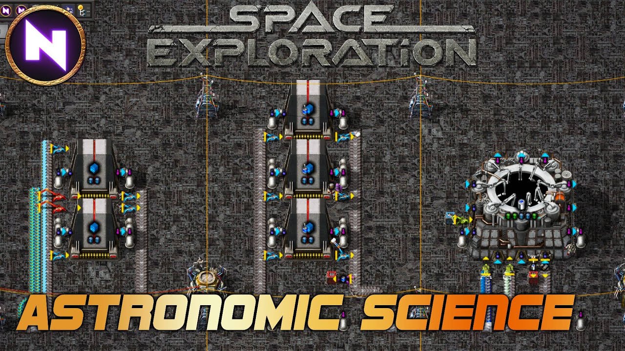 ASTRONOMICS SCIENCE 1 In Factorio Space Exploration | Guide/Walkthrough - YouTube